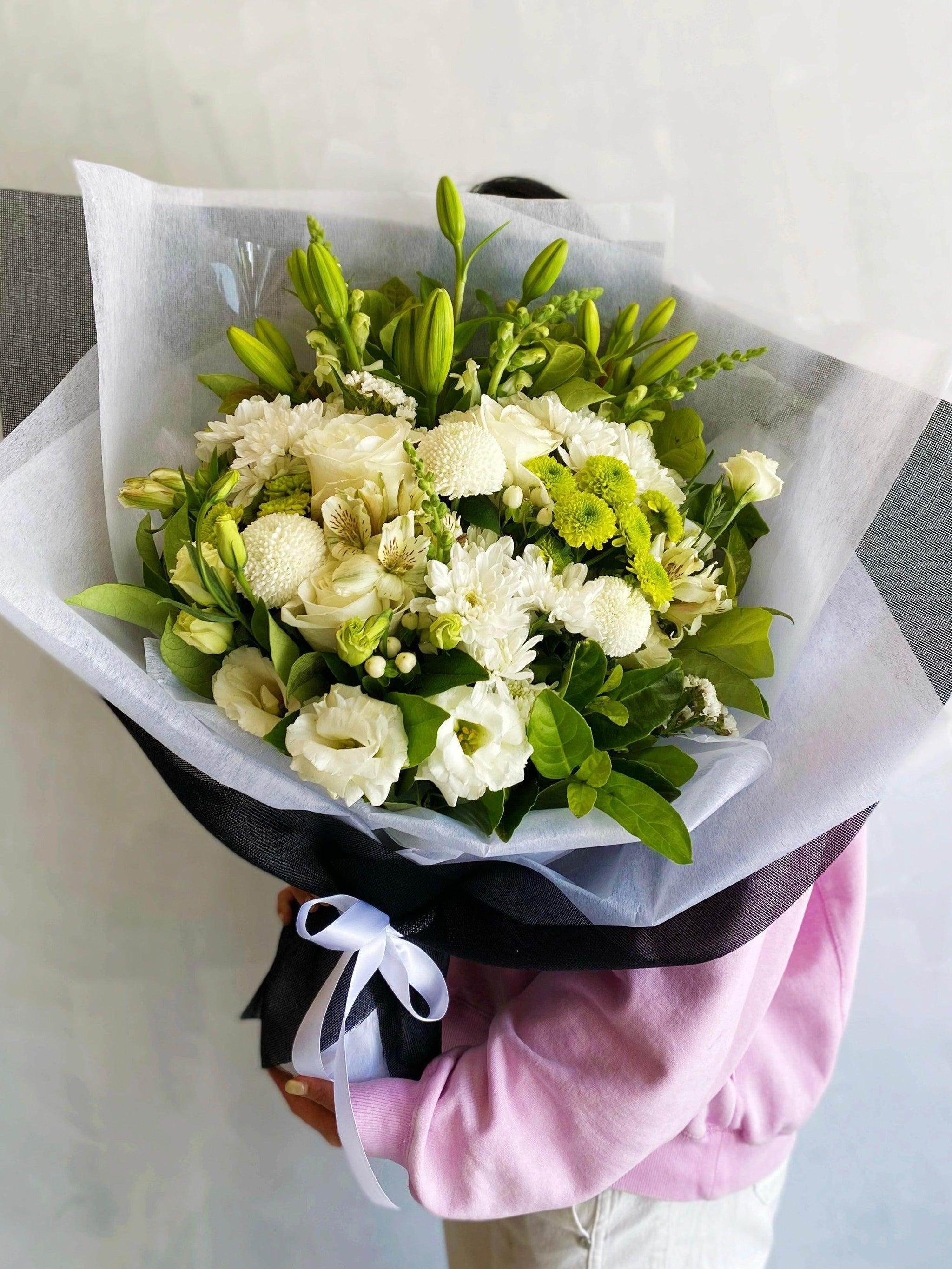 White Sympathy Bouquet | The Little Market Bunch | Australia